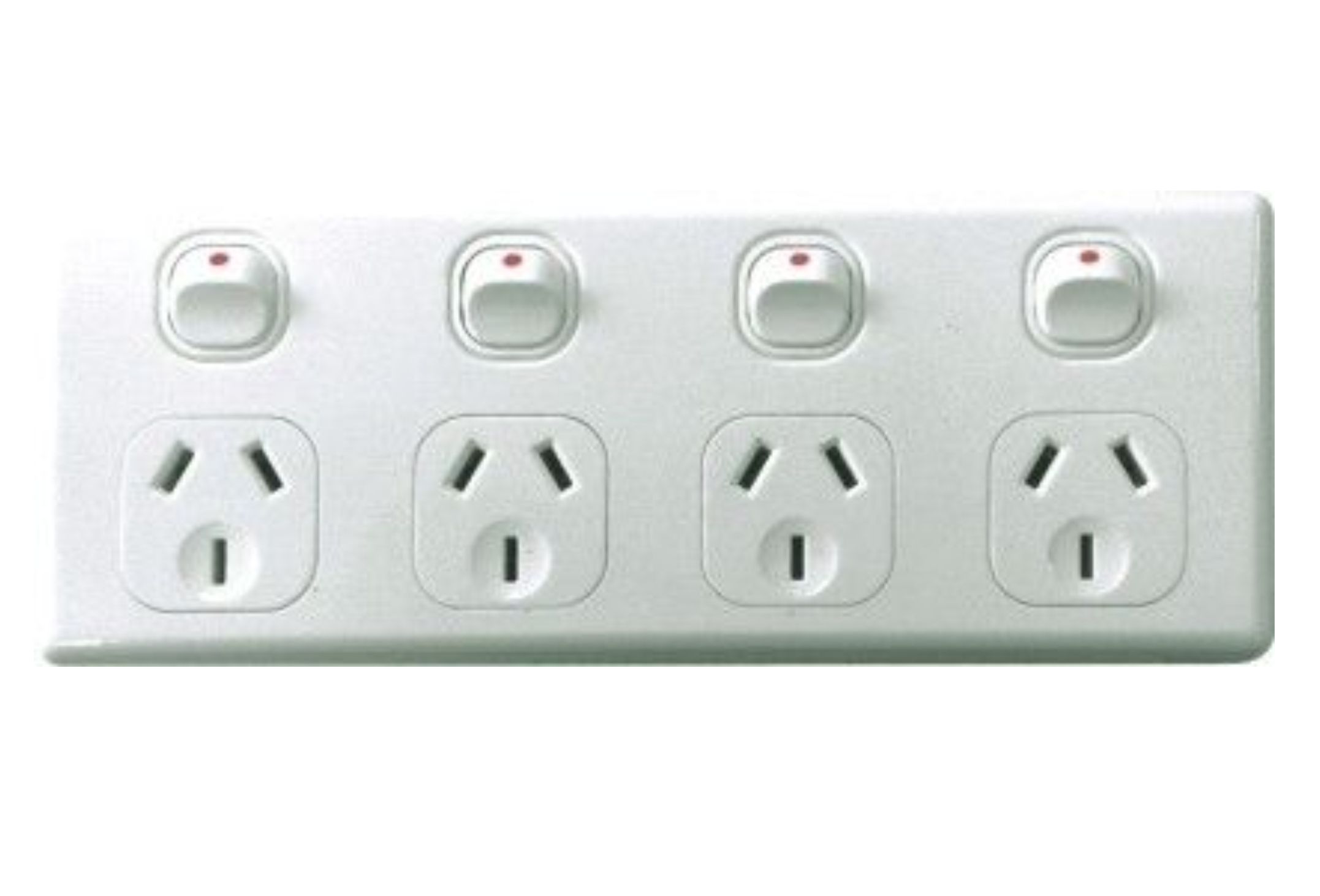 4 Gang Power Point Surface Mount